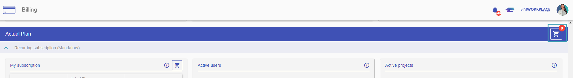 How to change my subscription plan? | BIMWorkplace