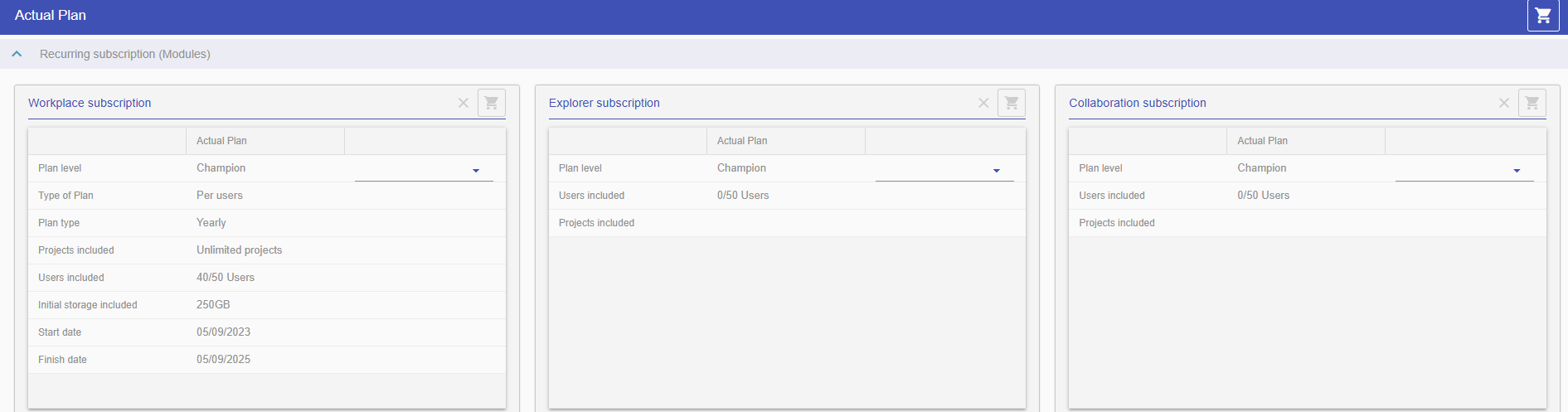 How to change my subscription plan | BIMWorkplace