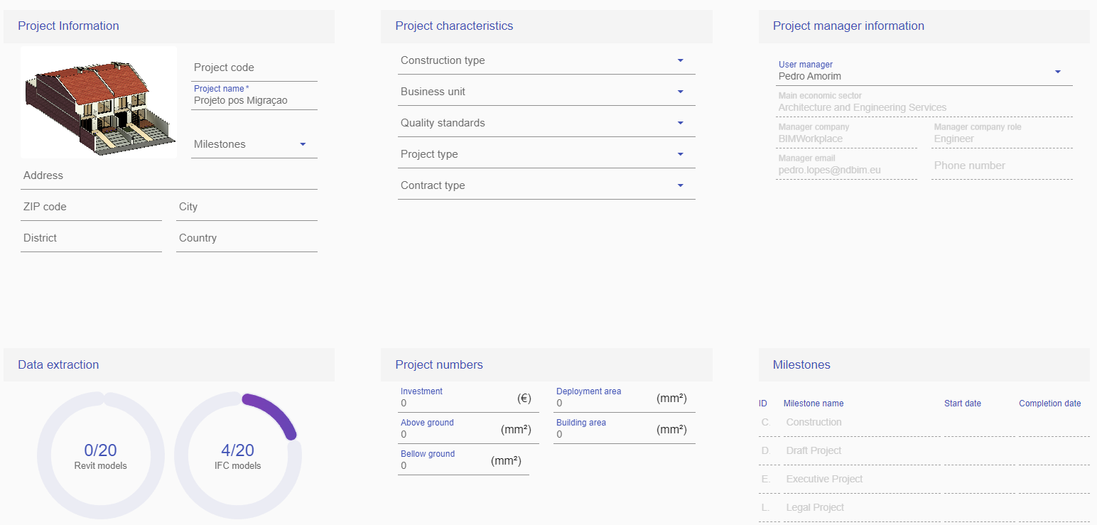 Project information | BIMWorkplace